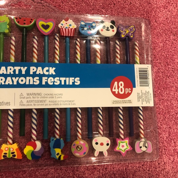 Office | Pencil Party Pack 48pc Pencil Set With Fun Erasers | Poshmark